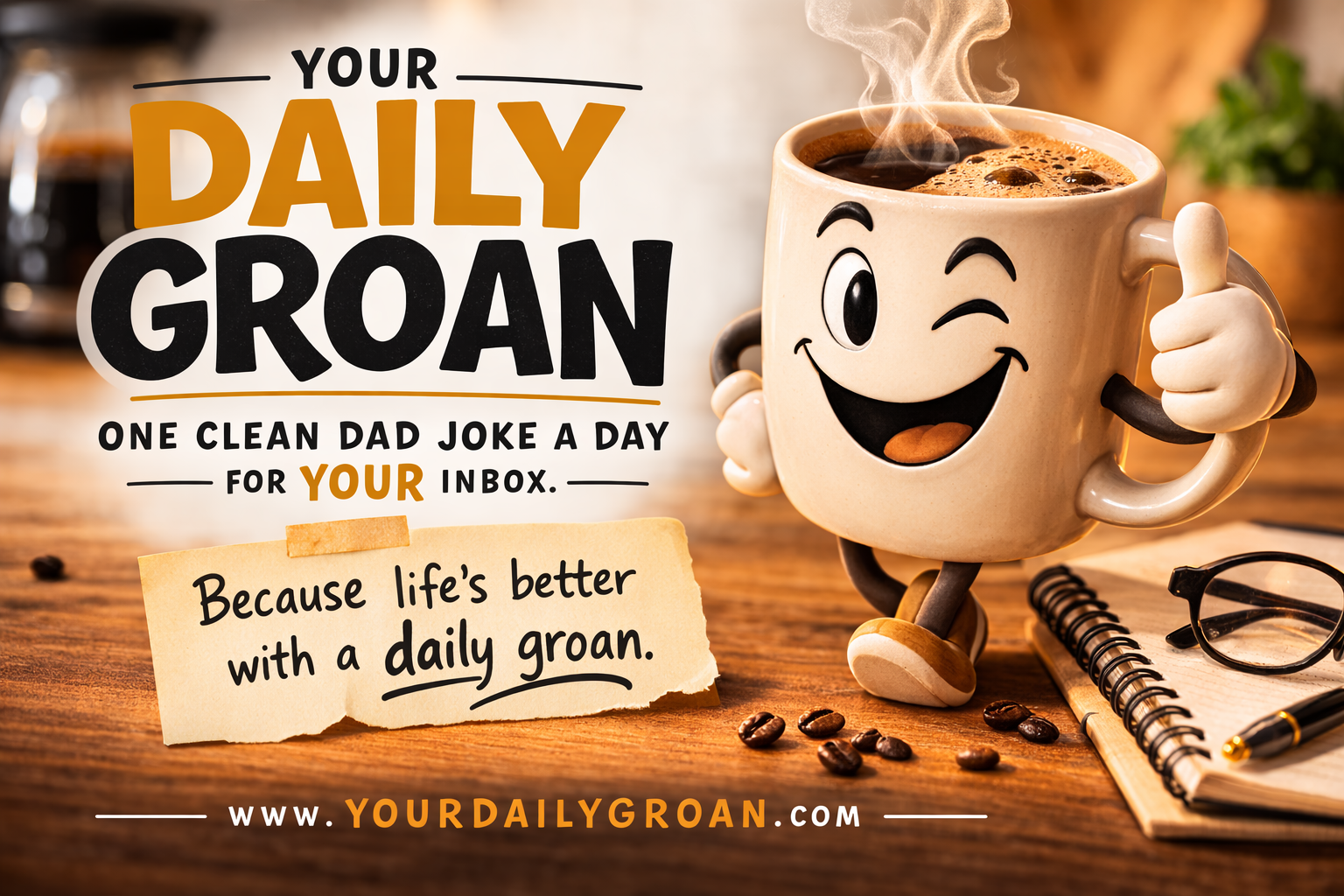 Your Daily Groan | One Clean Dad Joke a Day
